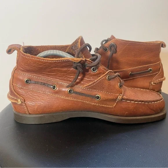 Sebago | Shoes | Sebago Chukka Hi Leather Boot Slip On Lace Up Shoe ...